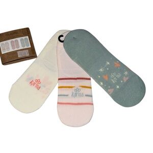 Karma | Accessories | Karma Good Vibes Noshow Socks Pink Orange Green ...